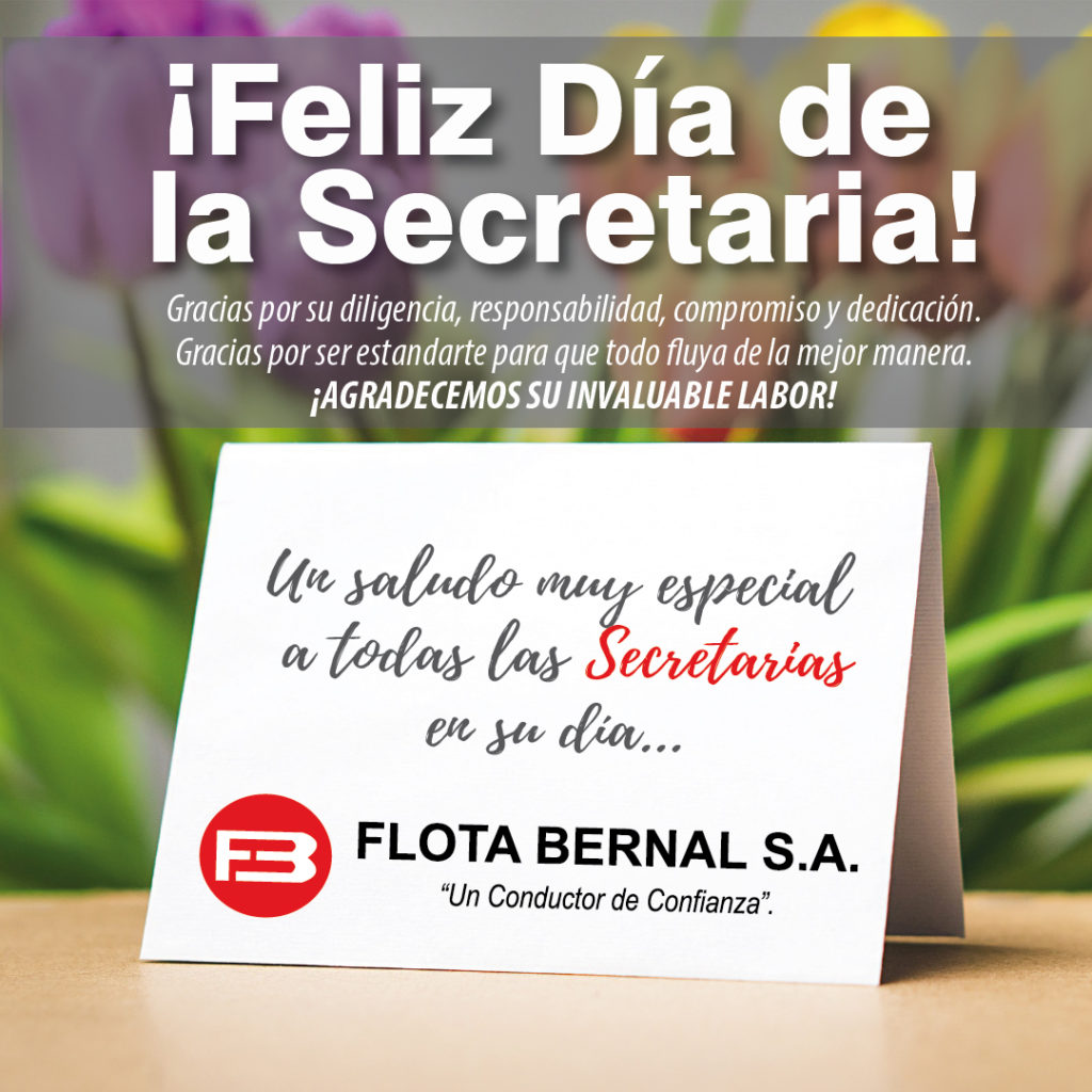Flota Bernal Feliz Día De La Secretaria